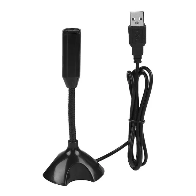 Desk Usb Microphone Computer Lappc Gooseneck Microfono Mic With Stand ...