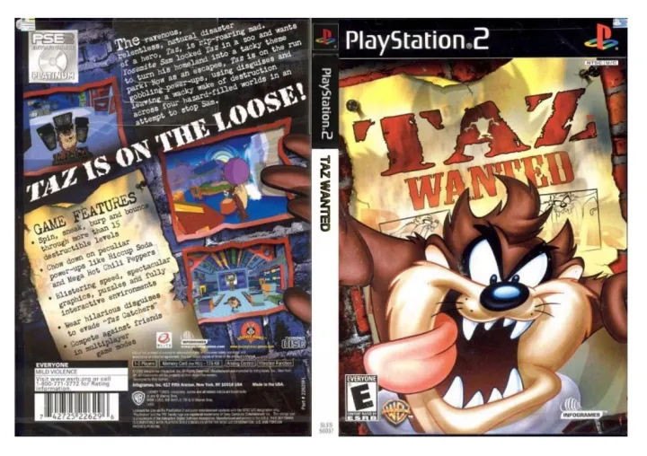 PS2 Taz Wanted (CD Game) | Lazada