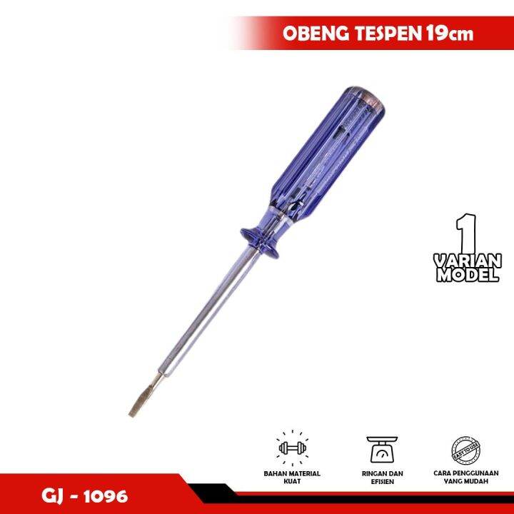 Tespen Test Pen Obeng TestPen Bolak Balik 100-500 V KUNING NEW - Grosir ...