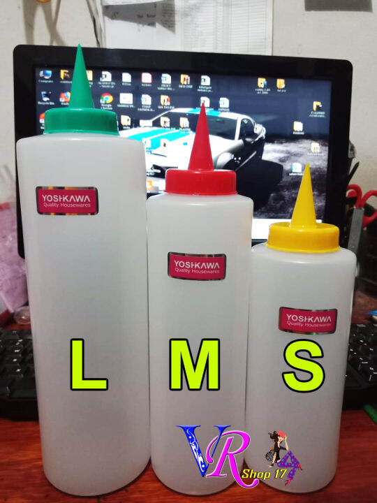 Botol Saos Mayones 450ml Kecap Cabe Sambal Ujung Runcing Plastik Ukuran ...