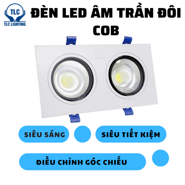 (CHÍNH HÃNG) Đèn led tlc, Led siêu sáng, Đèn led âm trần đôi - Đèn LED ...