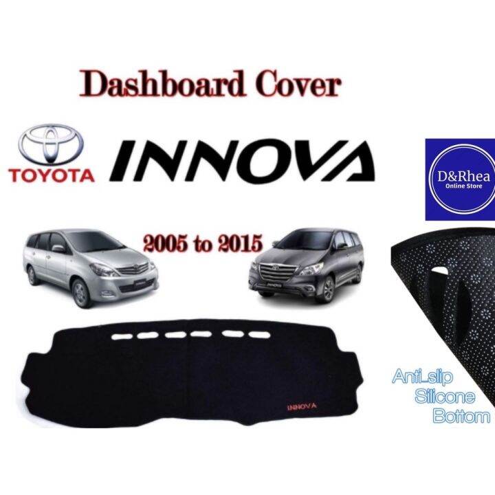 Dashboard Cover for Toyota Innova 2005 to 2015 Insulated Dashboard ...