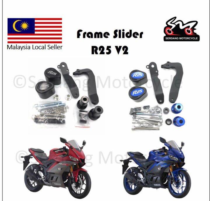 Body Slider R25 V2 2019-2022 Logo Ems Frame Slider With Bracket&Screw ...