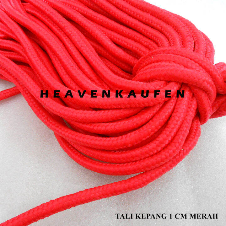 Tali Kepang Diameter Besar 1 cm Warna Merah Harga Per 10 Meter Untuk ...