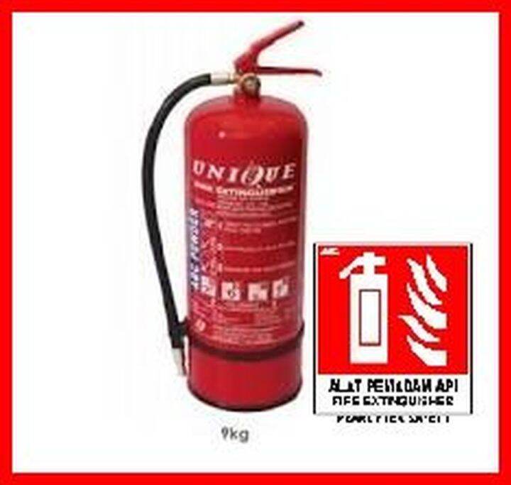 9KG Fire Extinguisher ABC Dry Powder 1 Unit/Pkt | Lazada