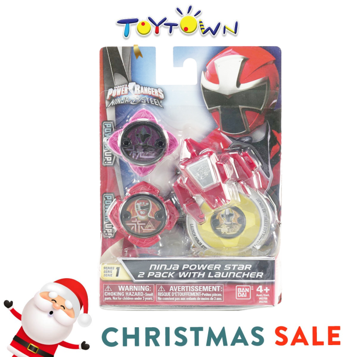 Power Rangers Ninja Steel Power Star 2 Pack W/ Launcher Series 1 ...