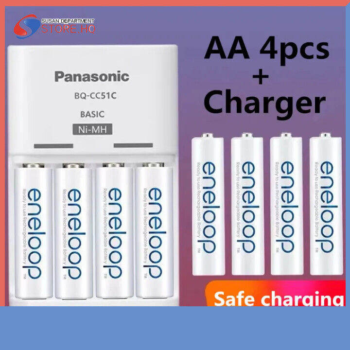 Panasonic Eneloop Battery And Charger With AA AAA Battery Pack | Lazada