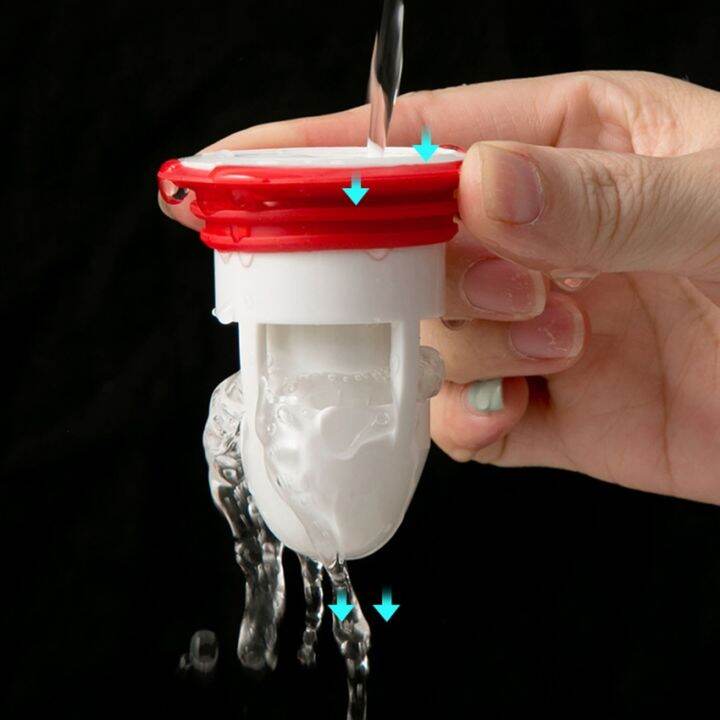 ↂ Shower Floor Drain Backflow Preventer Waterless Trap Seal One Way ...