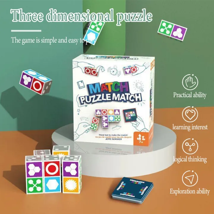 flash sales CREATIVE MEMORY PUZZLE GAMES Match Madness Board Game, Matching Master Educational ...
