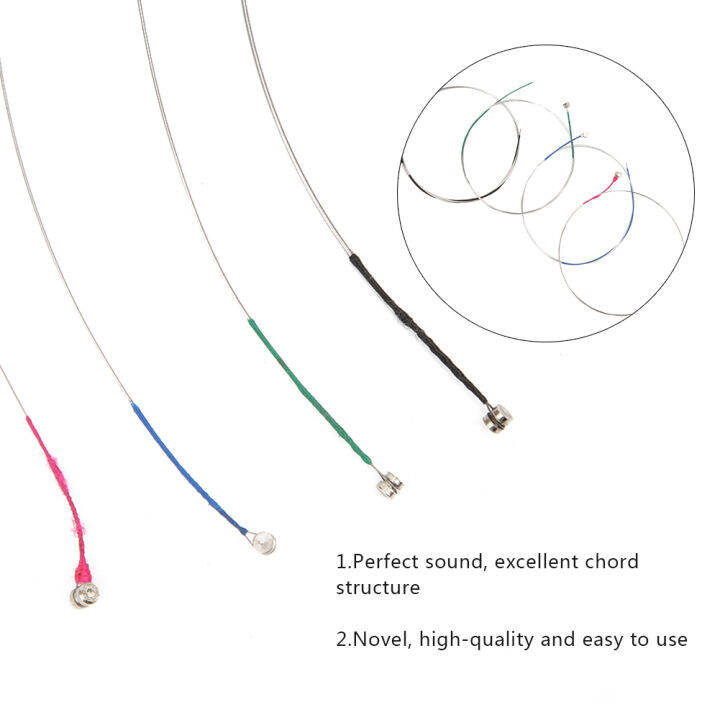 Reducing Noise Easy to Carry and Store Silver Violin Strings Small Size ...