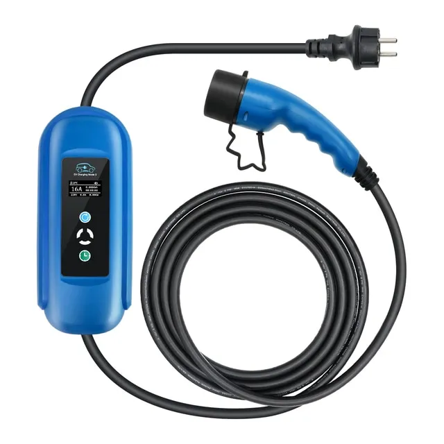 11KW 16A 3 Phase Portable EV Charger Type 2 IEC 62196 Wallbox Model 2 ...