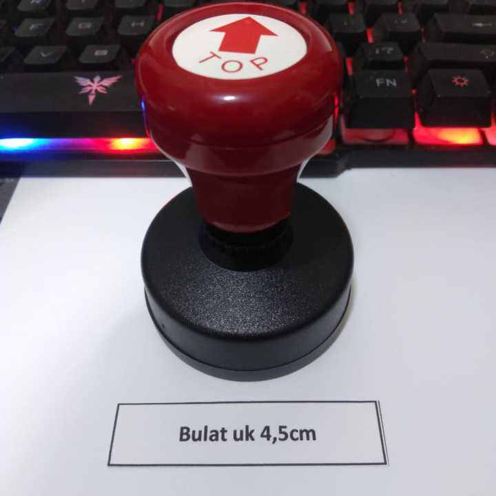 STEMPEL NAMA / No HP/WA Bulat Ukuran 4.5 cm I STEMPLE LOGO I STAMPEL ...