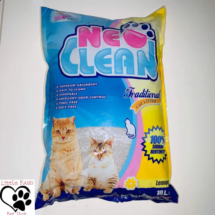 Neo Clean Traditional Cat Litter Sand Lemon 10L | Lazada PH