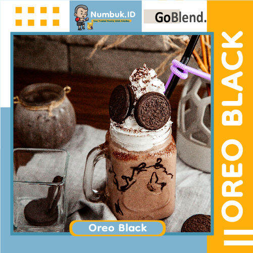 PROMO !!! Bubuk Minuman Rasa Black Oreo 1Kg/ Black Oreo Powder Drink ...