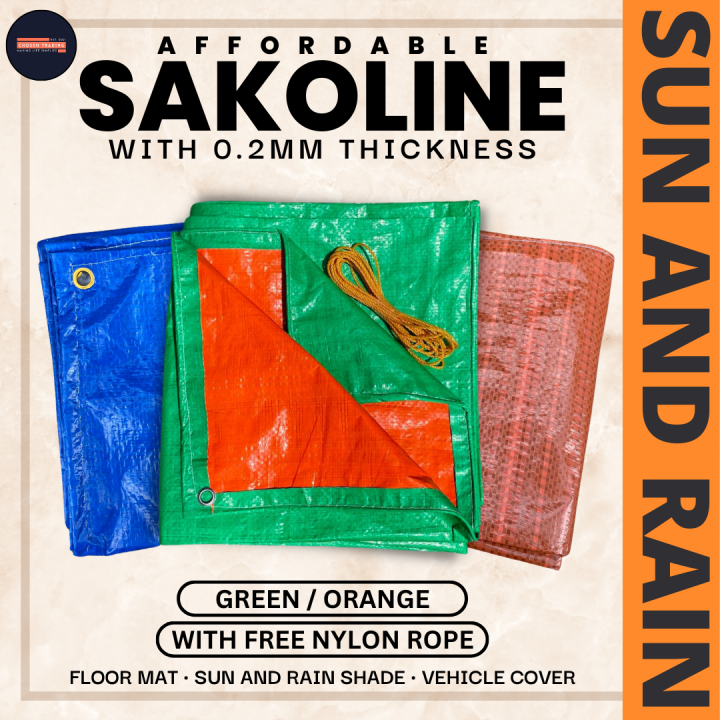 8x18FT HIGH QUALITY SAKOLINE 100% WATERPROOF TRAPAL LONA TOLDA ...