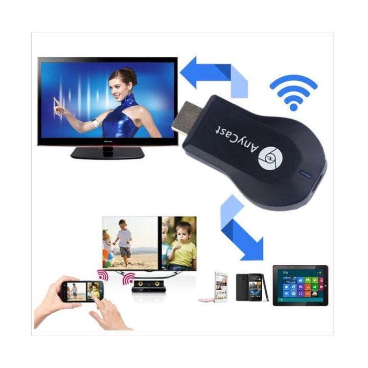AnyCast M4 Plus Portable dongle dongel WiFi Display Miracast Airplay ...