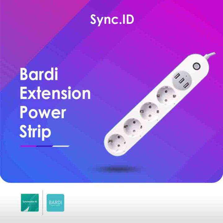 BARDI Smart Extension Power Strip Colokan Stop Kontak Pintar Wifi IoT | Lazada Indonesia