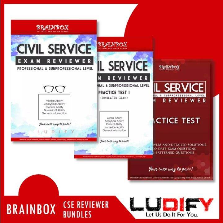 Brainbox Civil Service Exam Reviewer Bundles (c) 2020 / 2021 / 2022 ...