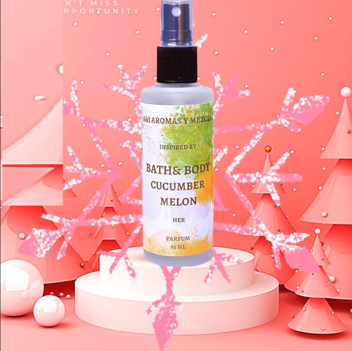 PREMIUM QUALITY BBW CUCUMBER MELON AROMAS Y MEZCLAS (Inspired by) PARFUM WORKS 85ml 20% ...