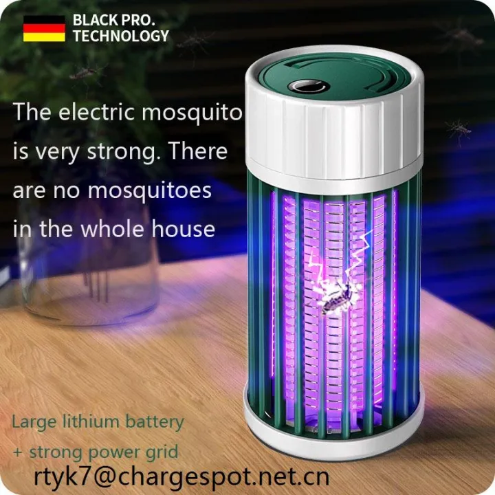 baby Portable Rechargeable Mosquito Killer Lamp UV Electric Shock ...