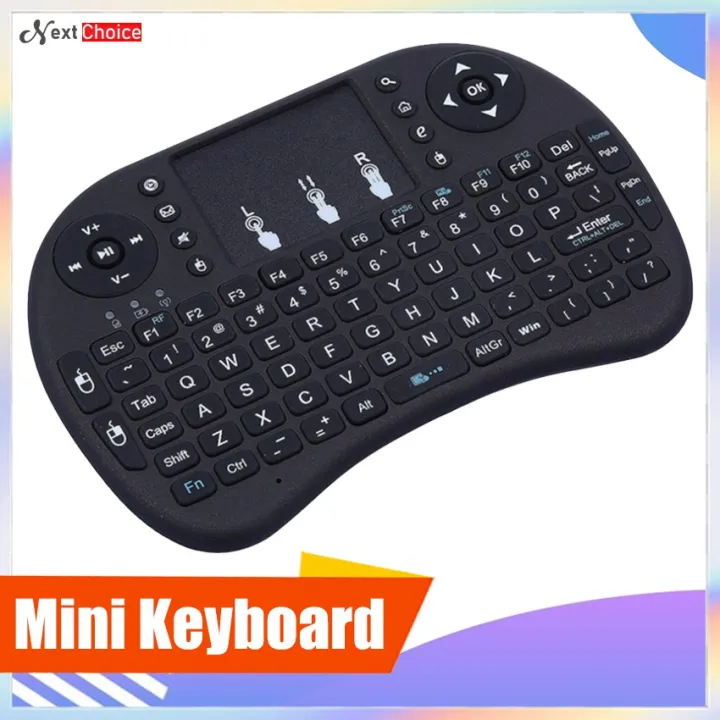 good Portable Mini USB Wireless Keyboard Remote Control (Black) | Lazada PH