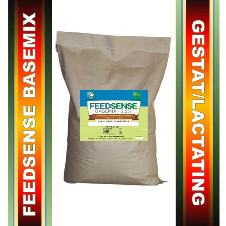BASEMIX FOR SWINE FEEDSENSE BASEMIX Gestating and Lactating 25 kilo bag | Lazada PH