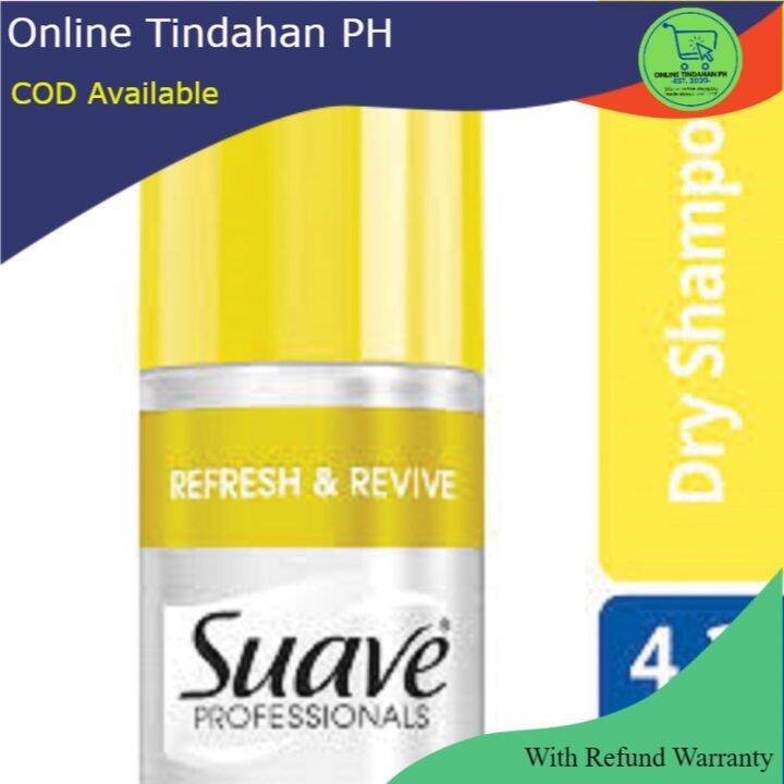SUAVE NATURAL REFRESH DRY SHAMPOO 4.3OZ | Lazada PH