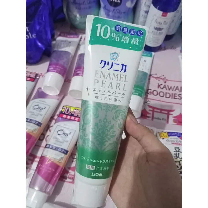 LION CLINICA ENAMEL PEARL WHITENING TOOTHPASTE (143 GRAMS) | Lazada PH