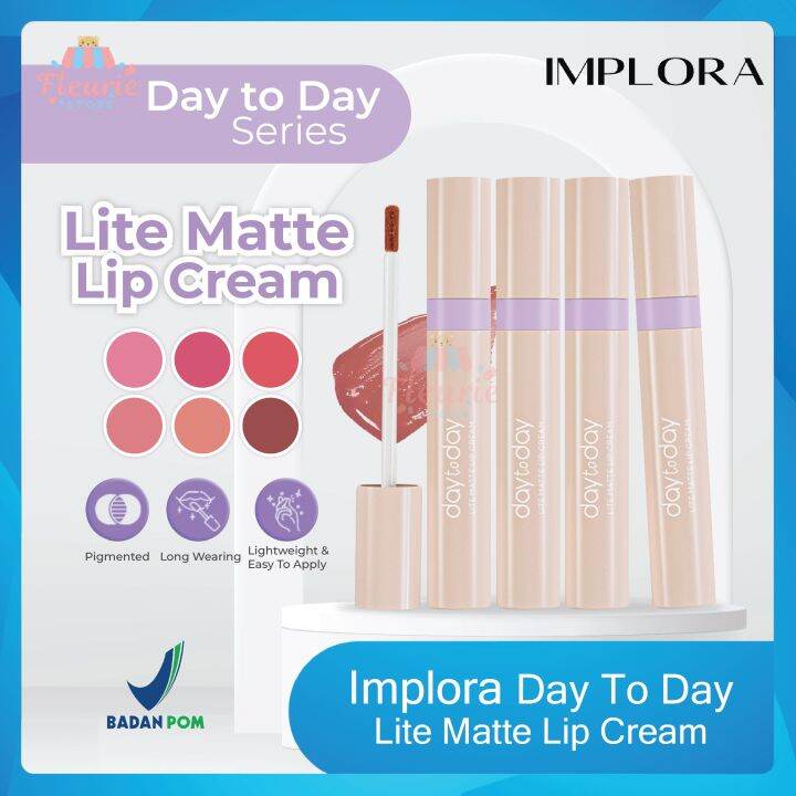 Implora Day to Day Series Lite Matte Lip Cream - Implora Lip Cream ...