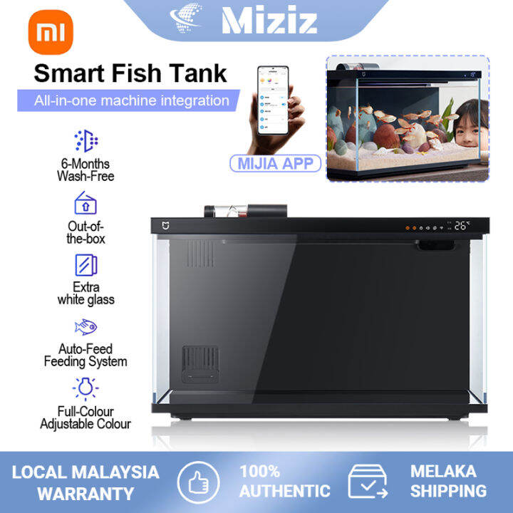 Xiaomi Aquarium Smart Fish Tank LED Colour Changing Fish Tank House Aquarium Set Desktop ...