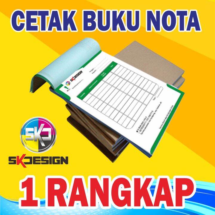 Cetak Nota Custom 1 rangkap | Gratis Desain !! | Lazada Indonesia