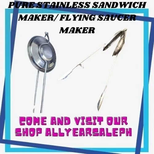QUALITY 1PC FLYING SAUCER MAKER / SANDWICH MAKER / TOASTER CASH ON ...