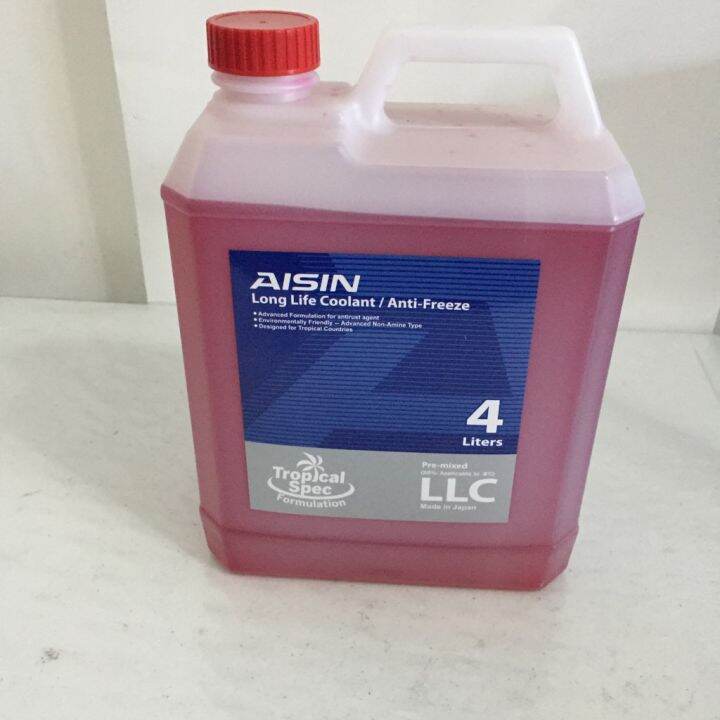 ORIGINAL/GENUINE AISIN LONG LIFE COOLANT ANTI-RUST AGENT 4LITER (RED ...