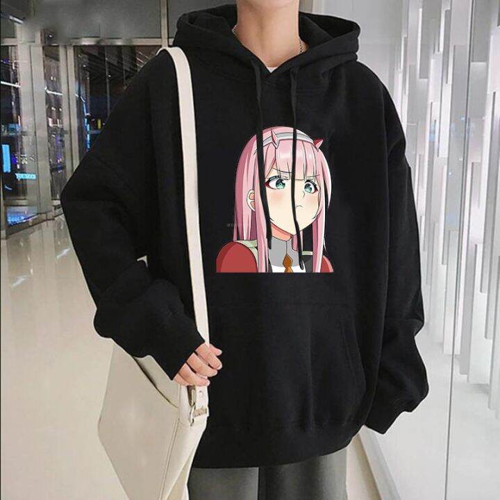 Anime Darling In The Franxx Zero Two Hoodies Harajuku Streetwear ...