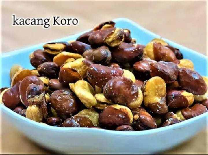 Camilan Kacang Koro Kulit Asin Gurih Snack Kering Makanan Ringan Kacang ...