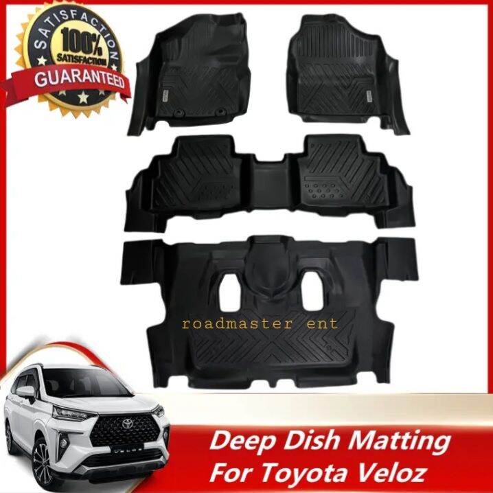 TOYOTA VELOZ 2022-2024 5D DEEP DISH MATTING FLOOR LINER MADE IN ...