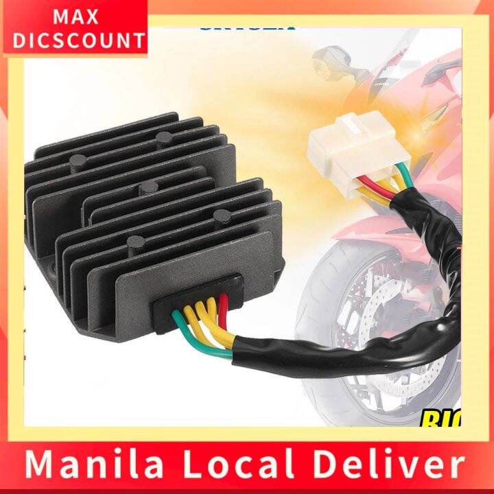 5 Pin 5 Wire Full Wave Motorcycle Regulator Rectifier 12V DC Bike Quad ...