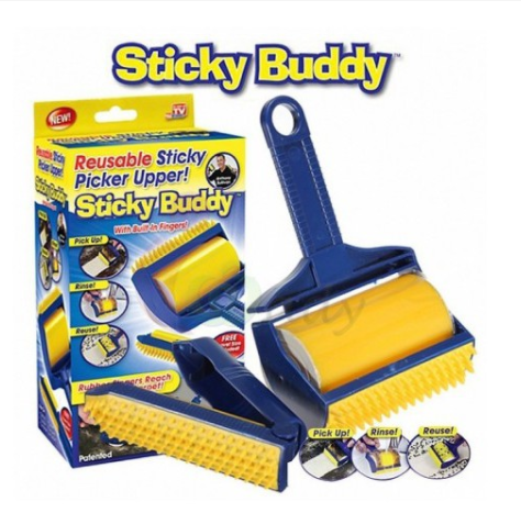NEW Sticky Buddy Reusable & Washable Lint Cleaning Roller | Lazada PH