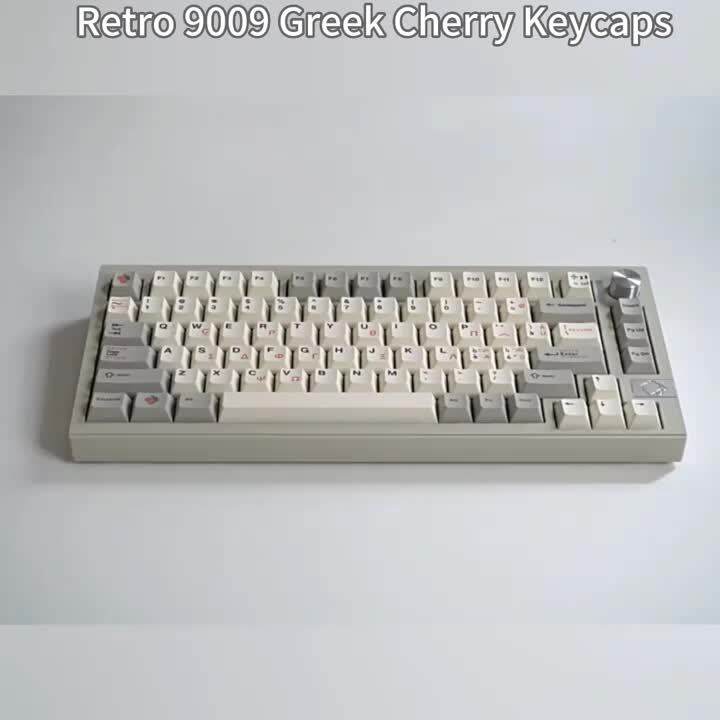 9009 R Greek Gray And White Mechanical Keyboard Cheery Height Keycaps ...