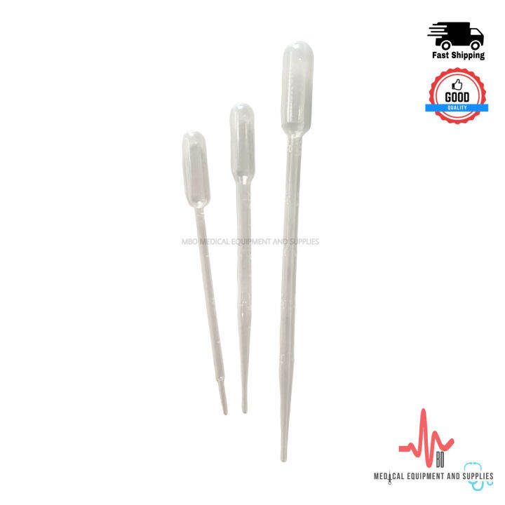 Non-Sterile Disposable Transfer Pipettes - 1ml, 3ml, 5ml | Lazada PH