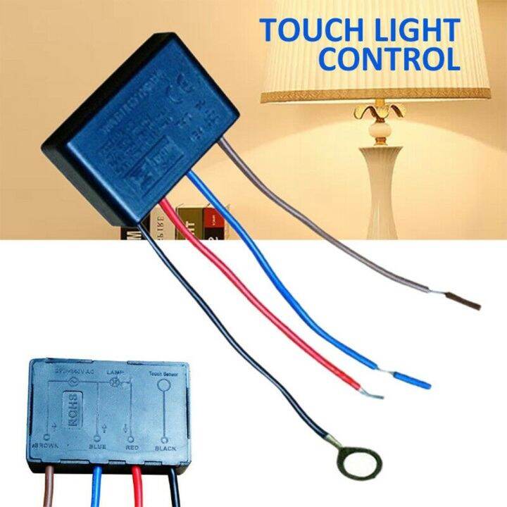 Toolstar 220V Touch Light Switch Touch Switch Table Lamp Dimmer Control ...