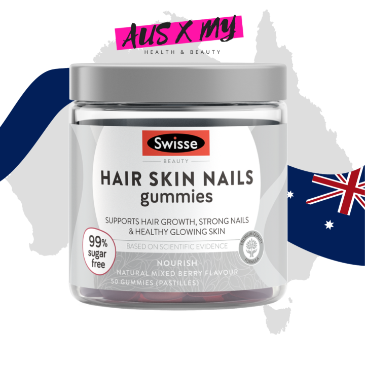 SWISSE Australia Hair Skin Nails 100 / Liquid / Gummies | Lazada