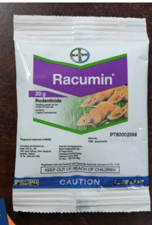 Racumin 20g - rodenticide / rat killer / rat poison by Bayer RATOL ...