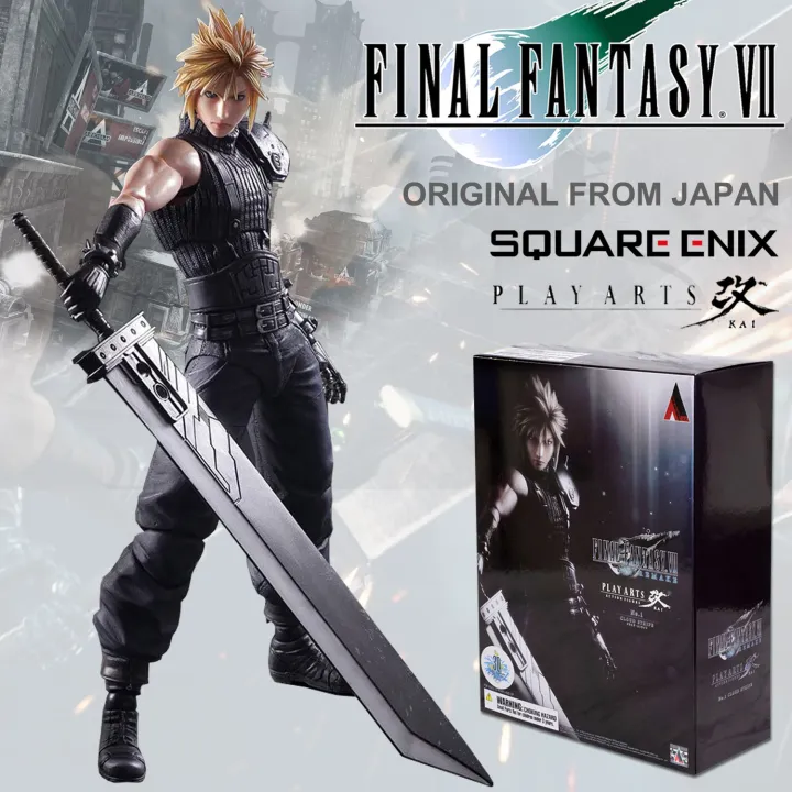 Model โมเดล ของแท้ 100% Square Enix Play Arts Kai จากการ์ตูนเรื่อง Final Fantasy VII ไฟนอล ...