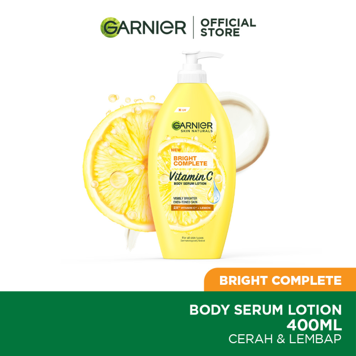 Garnier Bright Complete Nourishing Radiance Serum Milk UV - 400ml (Body ...