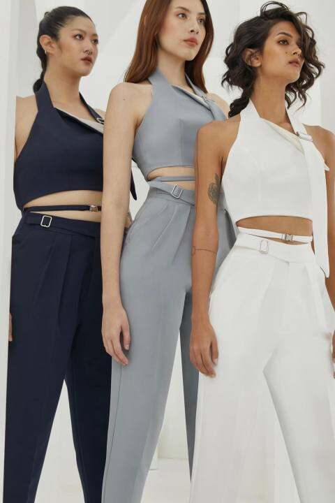 Merge Official - Metal Pants 2 Colors (พร้อมส่ง) | Lazada.co.th