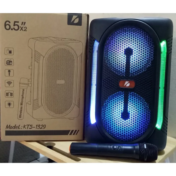 KTS 1329 Bluetooth Speaker and wireless Microphone | Lazada PH