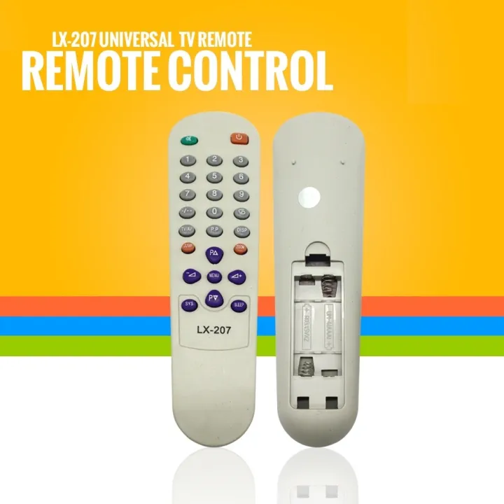 Universal Remote LX-207 For China brand CRT TV | Lazada PH