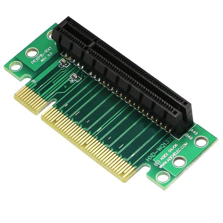 PCI- Express 8X Riser Card 90-Degree Adapter Card 8X PCI-E Right Angle ...