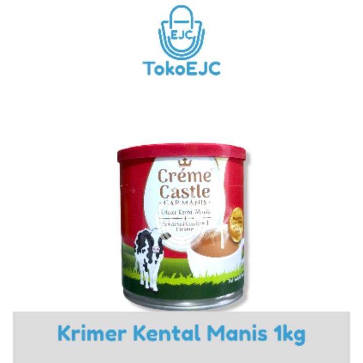 [EJC] Krimer Kental Manis SKM Susu Kental Creme Castle 1kg | Lazada ...